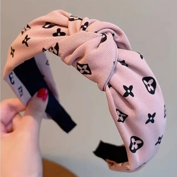 Accessories | Headband Khaki Or Pink | Poshmark